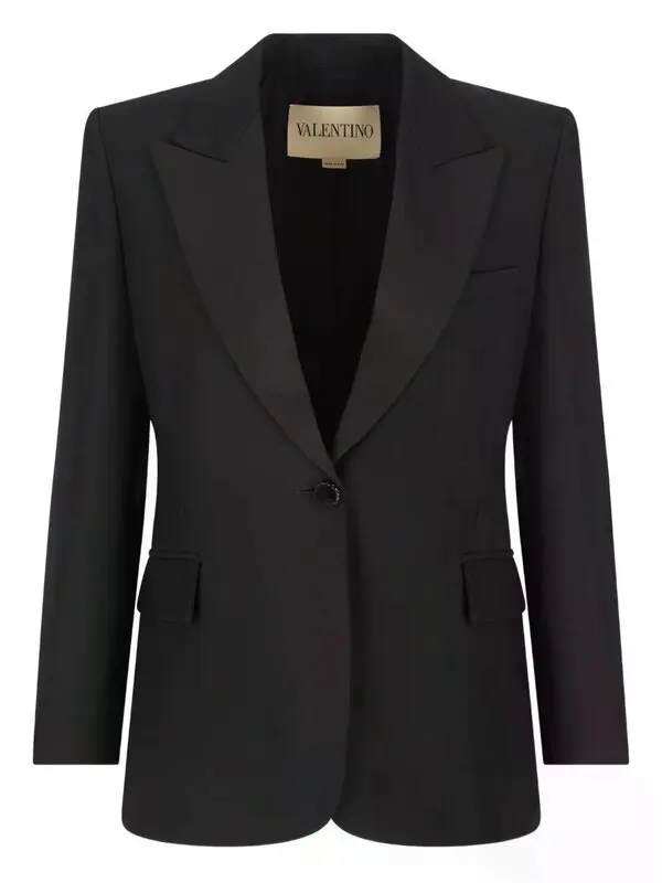 Valentino Garavani Single-breasted Blazer - Black