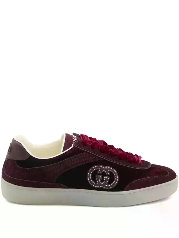 Gucci Logo-detail Sneakers - Red