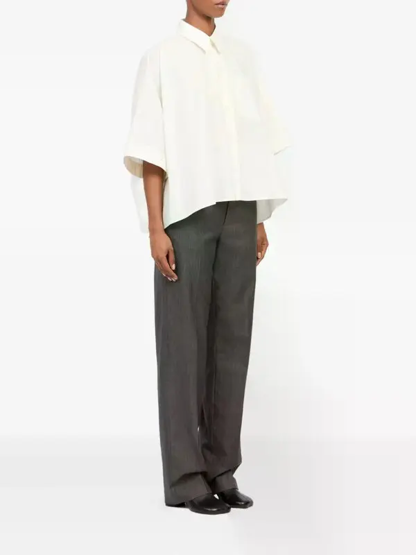 MAISON MARGIELA Oversized Striped Poplin Shirt