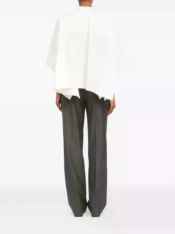MAISON MARGIELA Oversized Striped Poplin Shirt