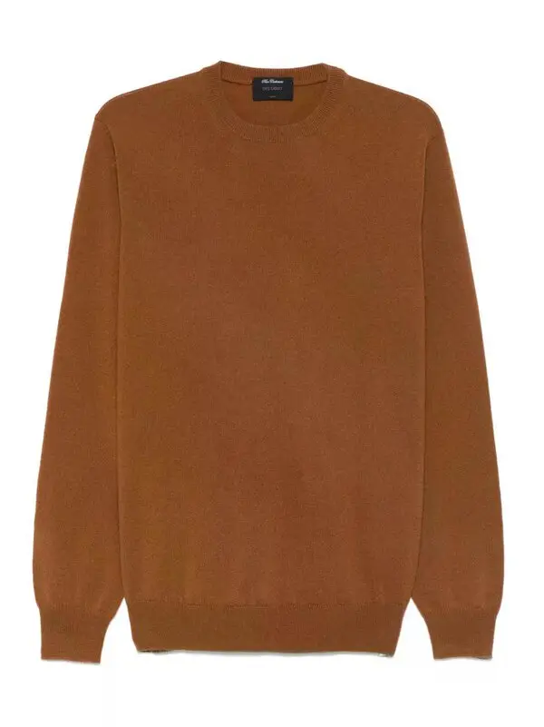 DELL'OGLIO Crewneck Long-sleeve Sweater