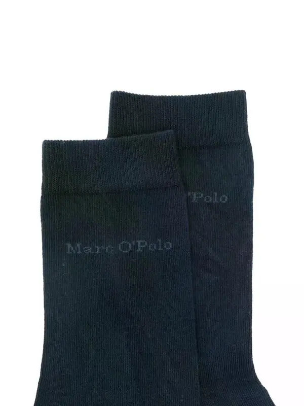 Marc O'polo Logo Detail Crew Socks