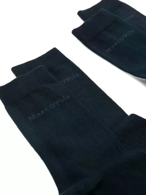 Marc O'polo Logo Detail Crew Socks