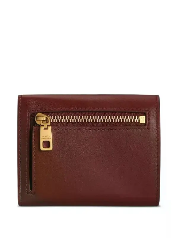 Dolce & Gabbana Plongé Calfskin Wallet - Red