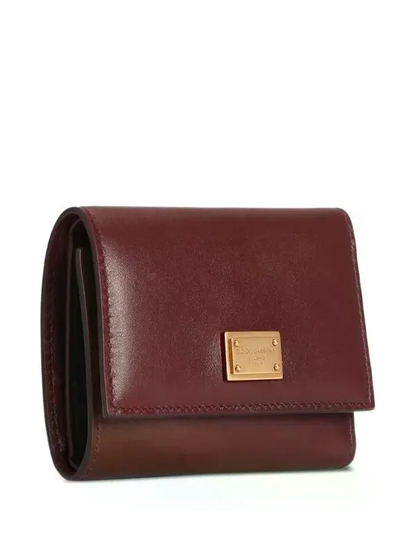 Dolce & Gabbana Plongé Calfskin Wallet - Red