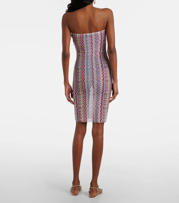 Missoni Zigzag Strapless Minidress