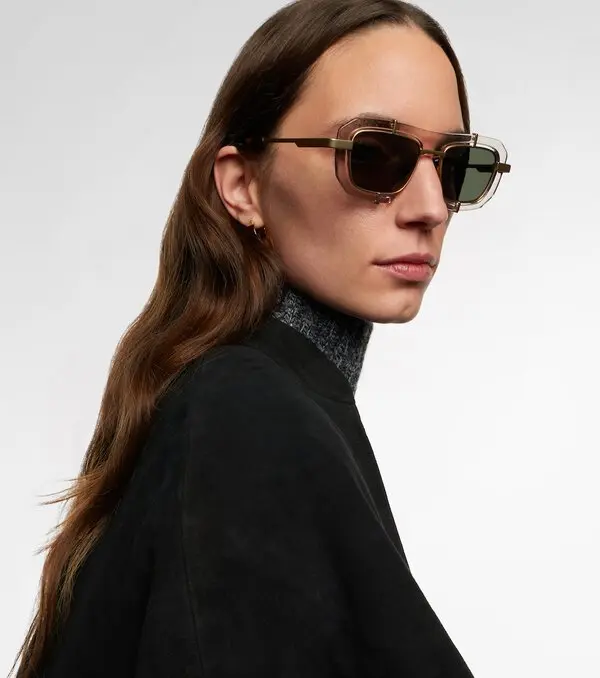 JW Anderson Rectangular Frame Sunglasses - Transparent
