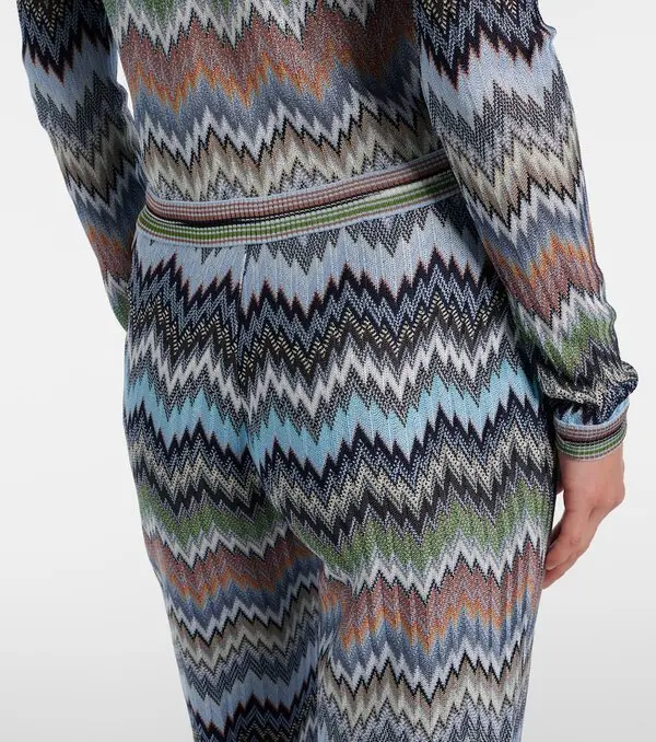 Missoni Zigzag Pattern Knit Trousers
