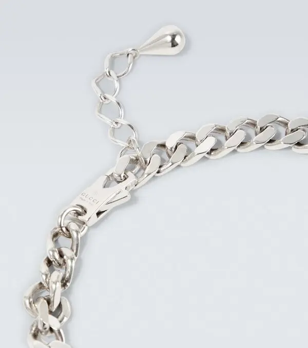 Gucci Sterling Interlocking Chain Bracelet