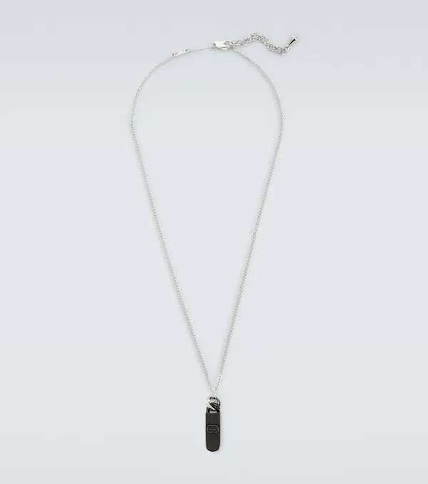 Gucci Interlocking G Sterling Pendant Necklace - Silver