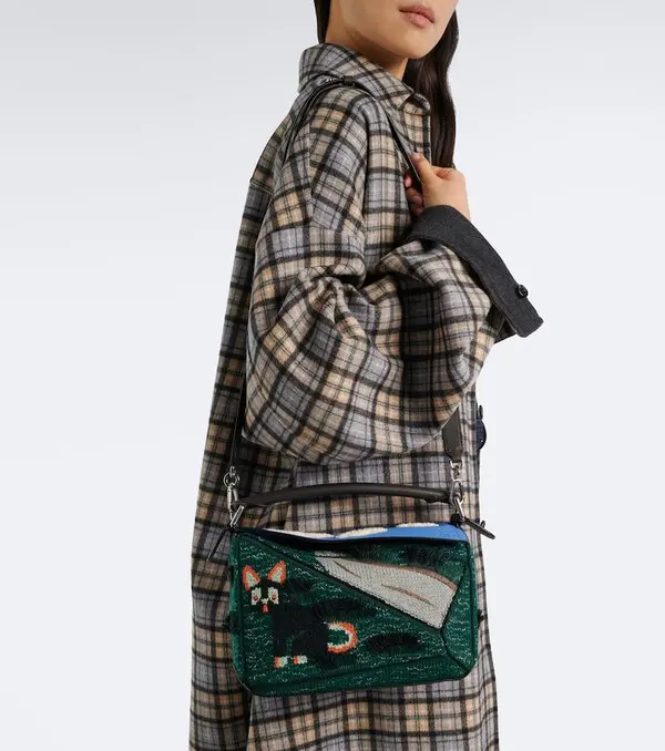 Loewe Louis Wain Collaboration Puzzle Top Handle Bag - Multicoloured