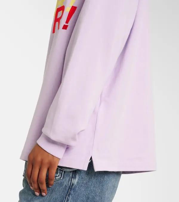 JW Anderson Printed Cotton Polo Sweater