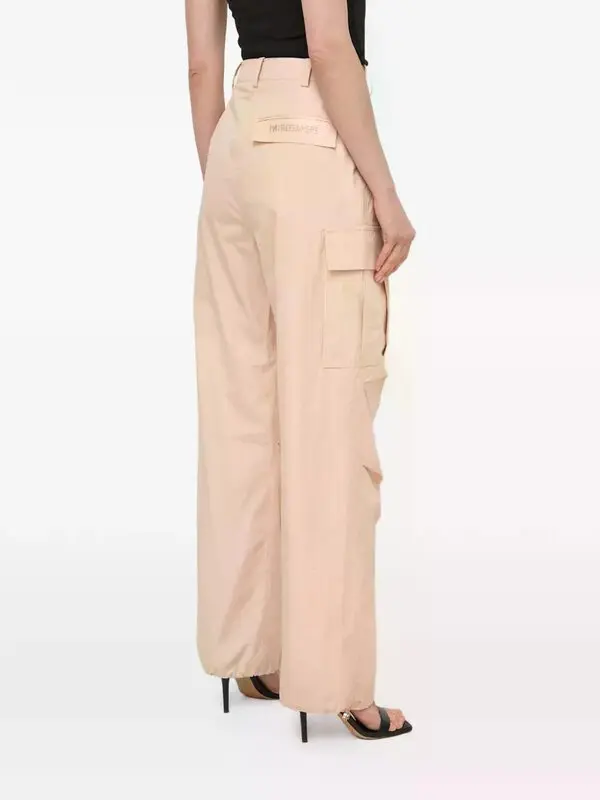 Patrizia Pepe Cargo Trousers With Logo Patch