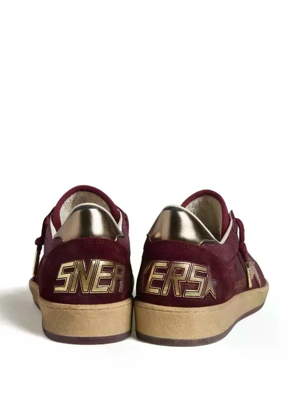 GOLDEN GOOSE Ball Star Glitter Sneakers - Red