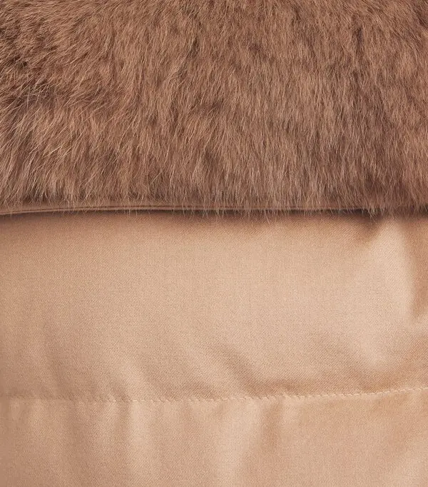 YVES SALOMON Down Virgin Wool And Mink Gilet