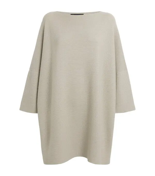 Eskandar Cashmere Split-sleeve Sweater - Grey