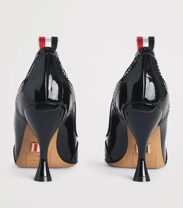Thom Browne Patent Leather Wingtip Pumps