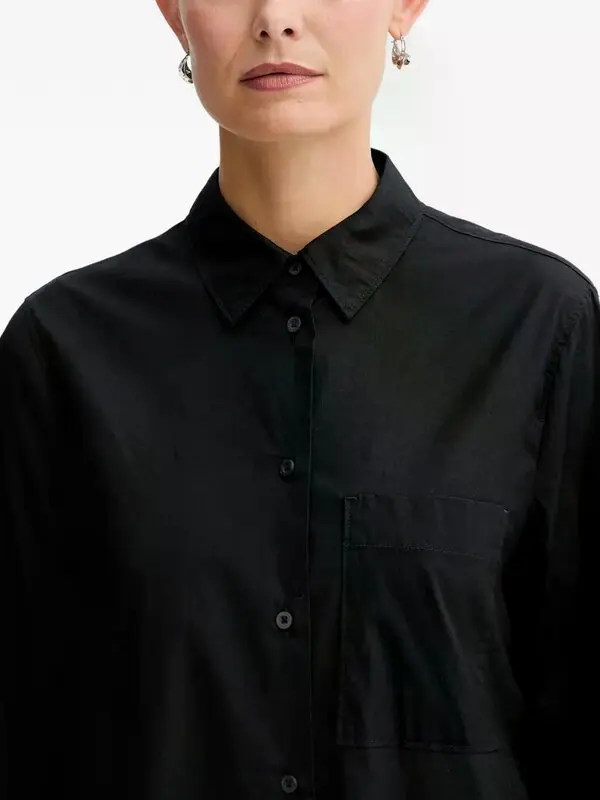Marc O'polo Button-up Mini Dress - Black