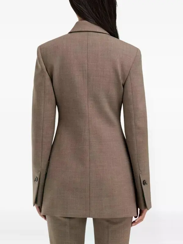 FERRAGAMO Zip-fastening Virgin Wool Blazer