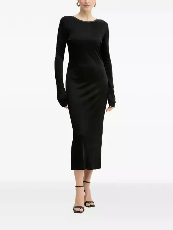 Patrizia Pepe Long-sleeve Midi Dress