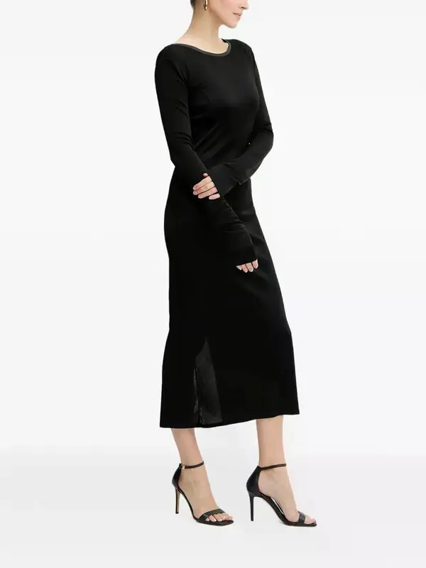 Patrizia Pepe Long-sleeve Midi Dress