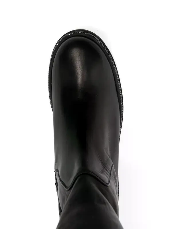Rene Caovilla 40mm Embellished Knee-high Boots