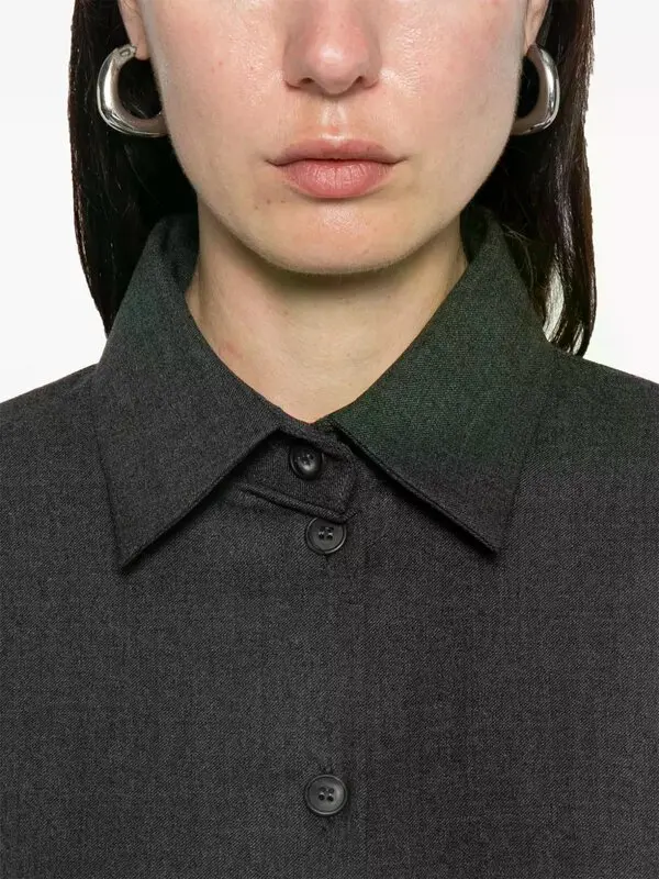 MEDEEA Button-front Shirt Bodysuit