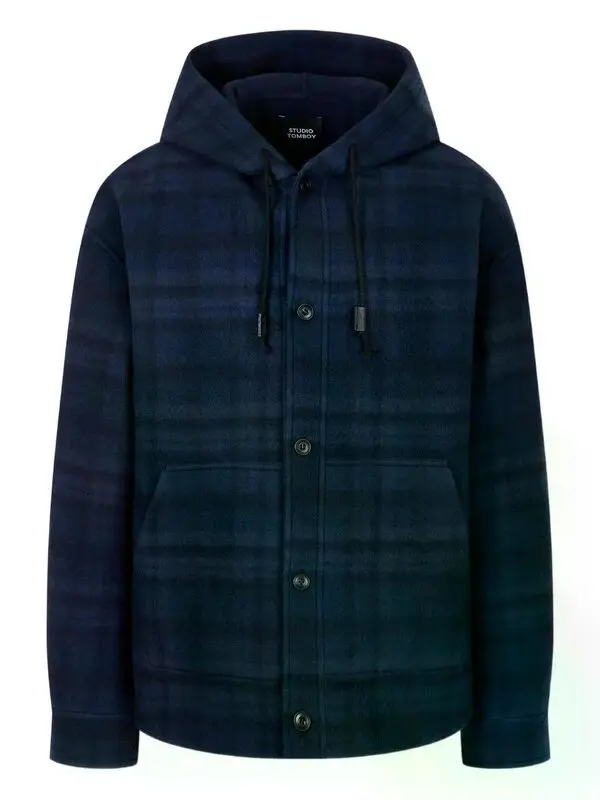 STUDIO TOMBOY Check-pattern Hooded Jacket