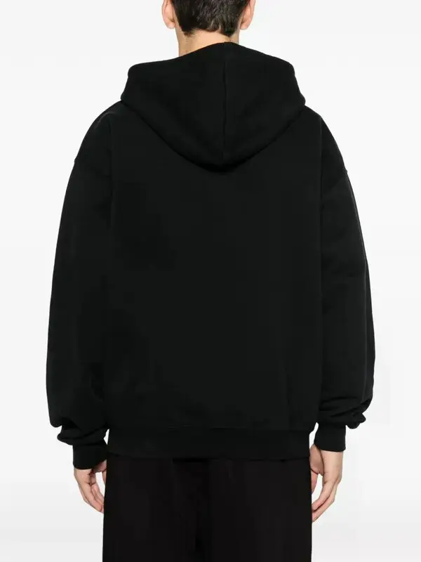 MEDEEA Zip Fastening Hooded Jacket With Lapels