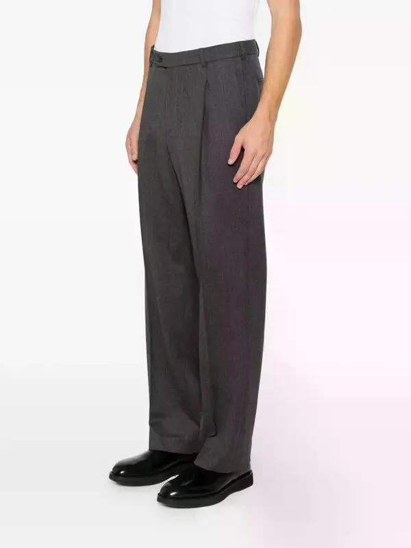 MEDEEA Pleated Front Trousers