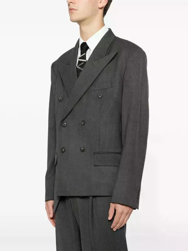 MEDEEA Trapezoid Asymmetrical Blazer