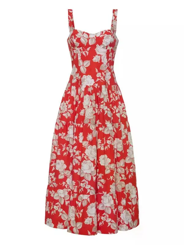 Cara Cara Santiago Tie Midi Dress