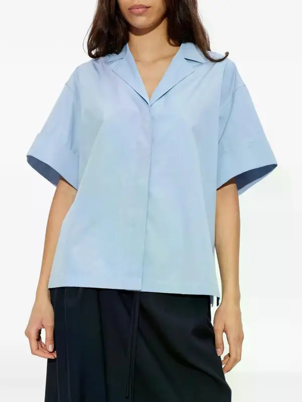 JIL SANDER Short Sleeve Shirt - Blue