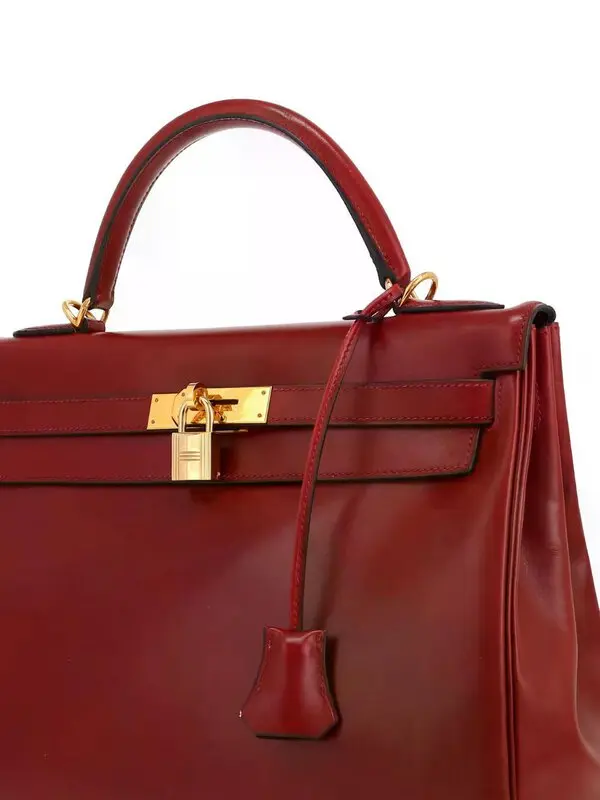 Hermès 2002 Kelly 32 Tote Bag - Red