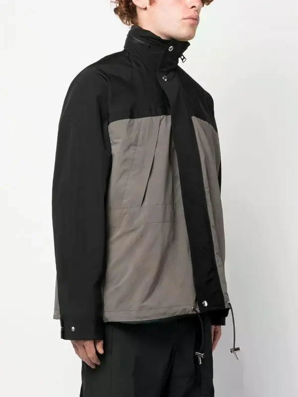 Sacai Reversible Funnel Neck Jacket