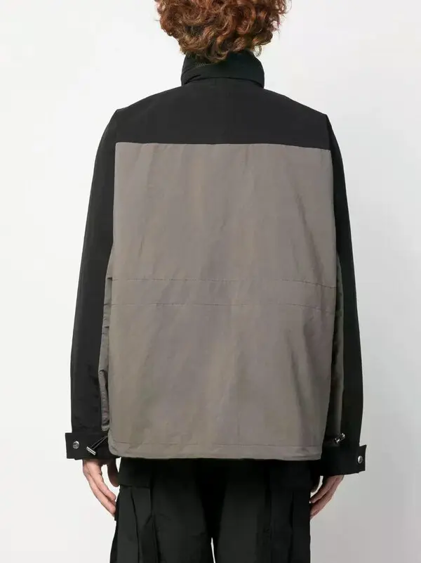 Sacai Reversible Funnel Neck Jacket