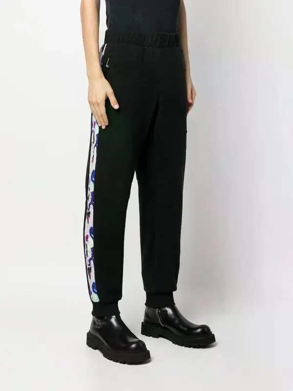 The North Face Graphic-print Panelled Track Pants - Black