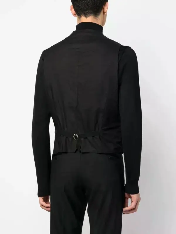 Tagliatore Velvet Single-breasted Waistcoat