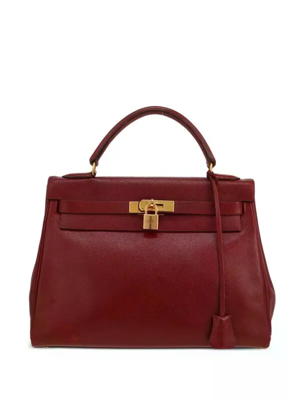 Hermès 1995 Kelly 32 Tote Bag - Red