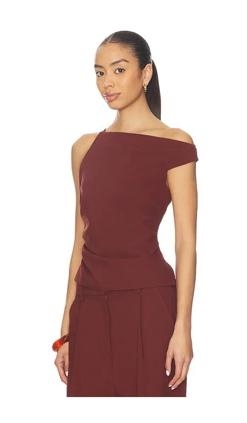 A.L.C. Leia One-shoulder Top