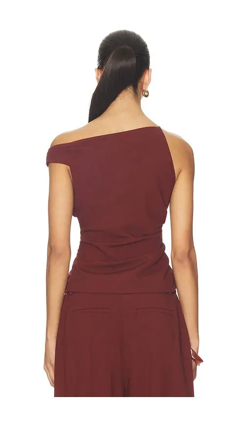 A.L.C. Leia One-shoulder Top