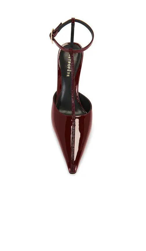 Retrofete Lenu Pump With Gem Embellishment - Wine