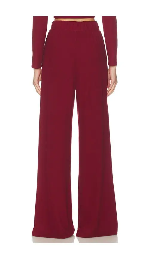 LESET Lauren Pleated Pocket Pant - Red