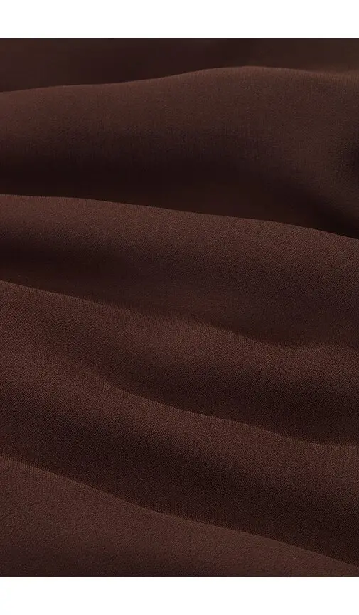 EAVES Via Halter Midi Dress - Brown