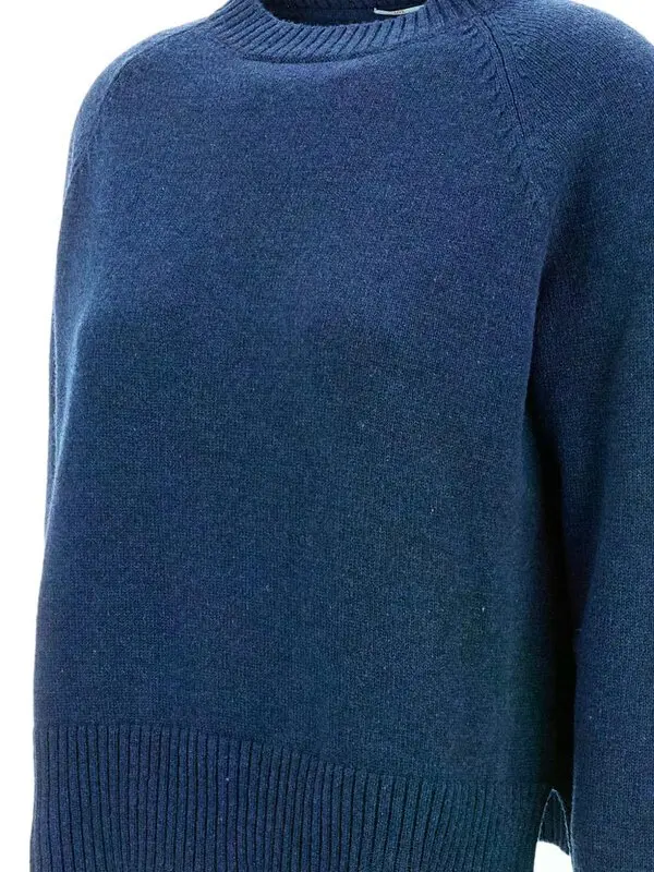 LIVTHELABEL Ribbed-trim Crew Neck Sweater