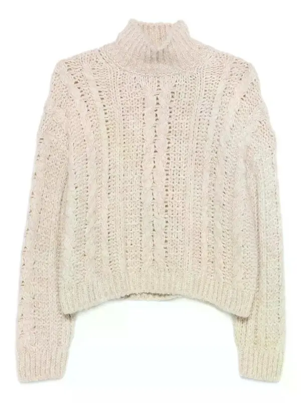 Marc O'polo Cable Knit Roll Neck Sweater