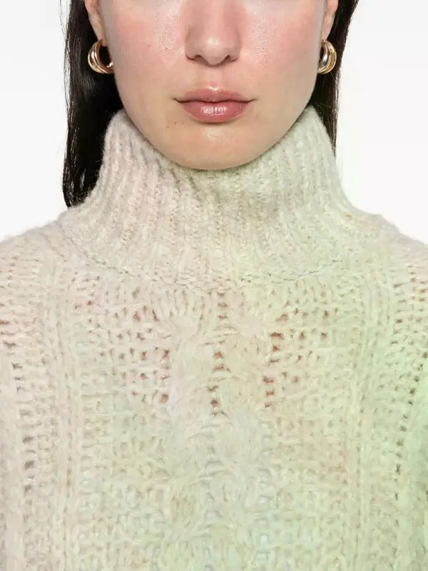 Marc O'polo Cable Knit Roll Neck Sweater