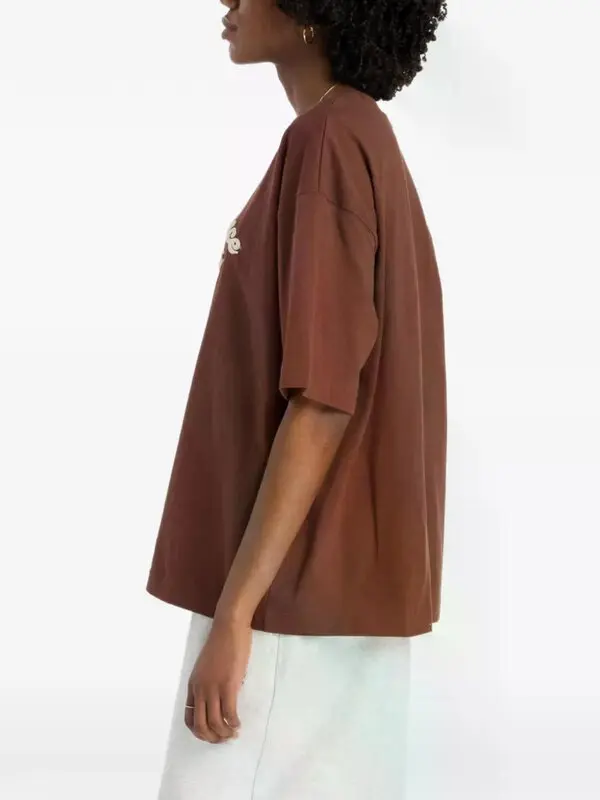 NEW BALANCE Athletics Logo T-shirt - Brown