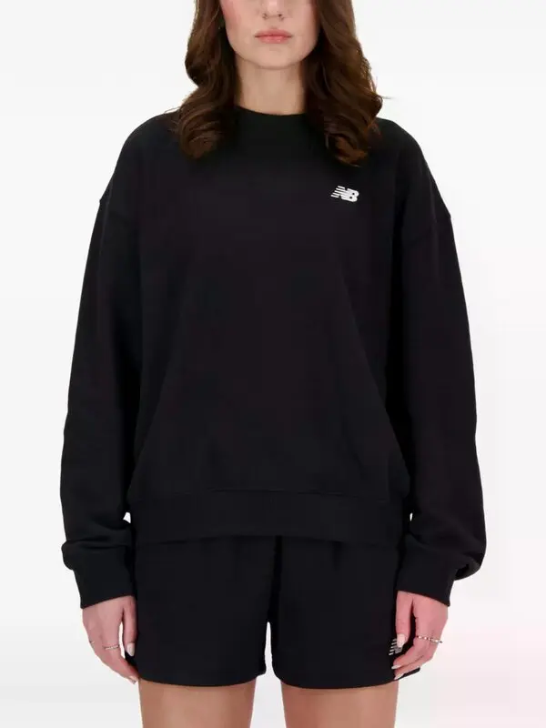 NEW BALANCE Logo Detail Crew Neck Sweatshirt