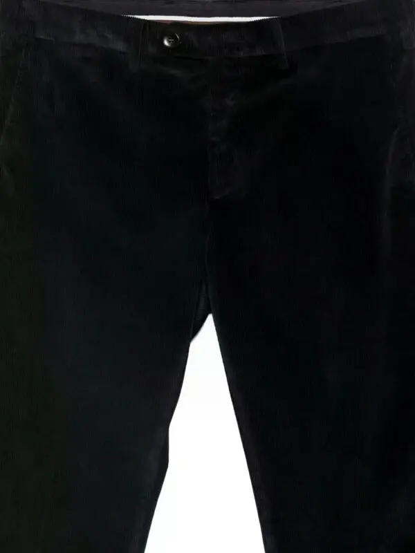Canali Corduroy Trousers - Black